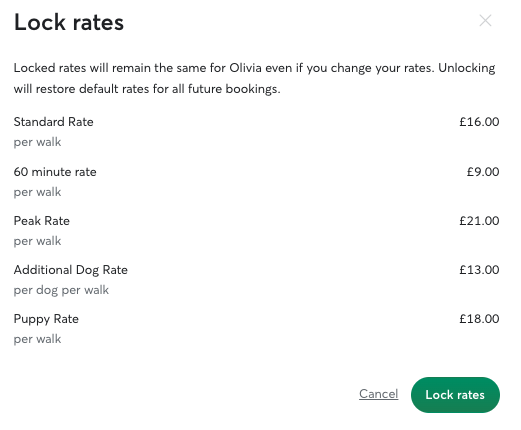 What are locked-in rates? – Rover Help Centre